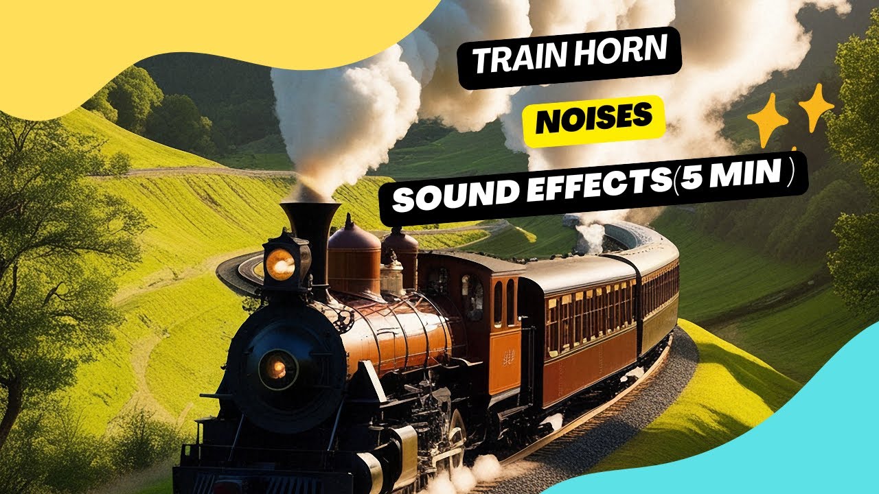 Train Horn Noises / Sound Effects / 5 Min - YouTube