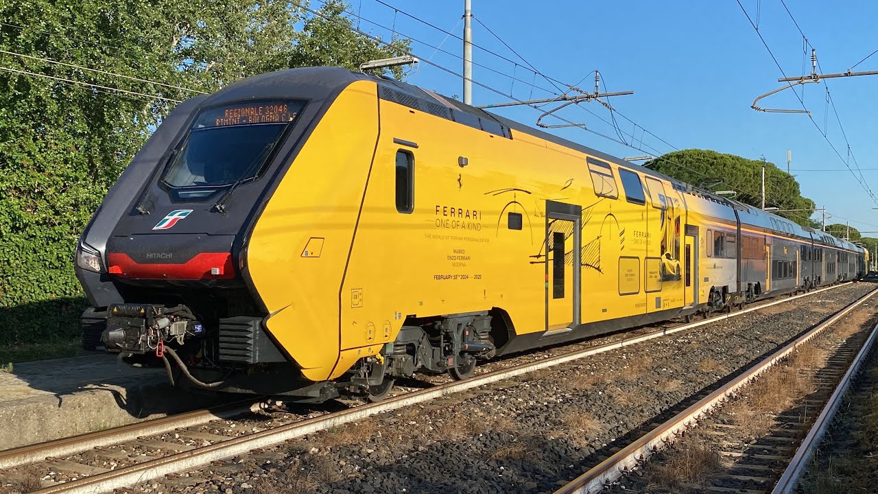 IL TRENO ROCK “FERRARI” di Trenitalia TPER! - YouTube