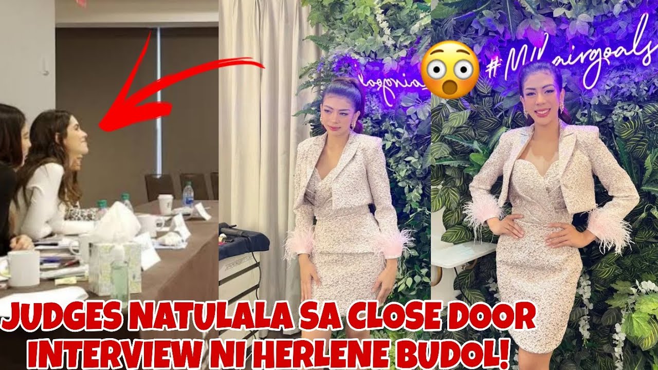 NATULALA SILA! JUDGES napa-WOW sa CLOSE DOOR INTERVIEW ni HERLENE BUDOL ...