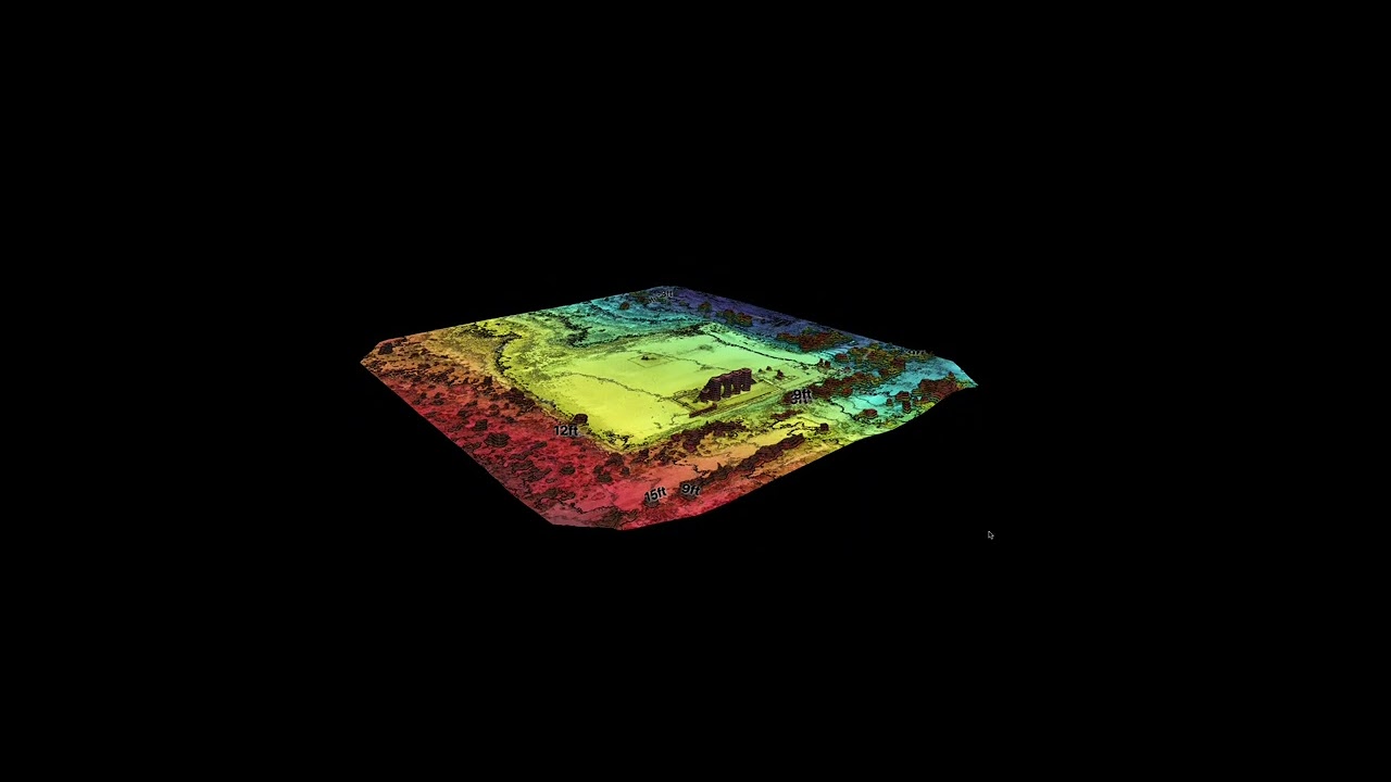 Aerial 3D Modeling with Elevation and Contour Lines - YouTube