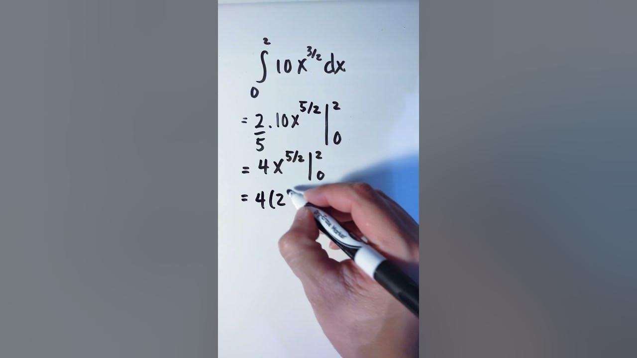 Solving definite integral #maths #calculus #integration #differentiation #math - YouTube