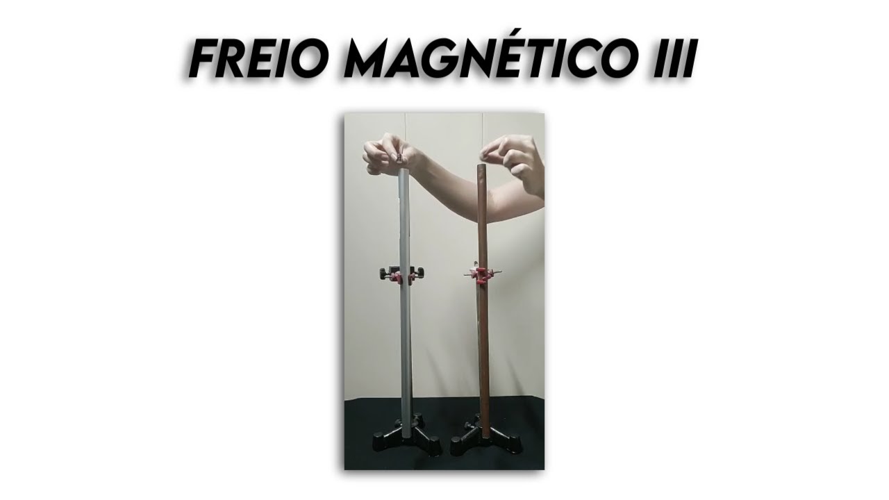 Experimentando: Freio magnético - Correntes de Foucault III / EM brake ...