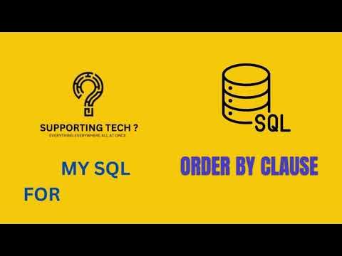 SQL - ORDER BY clause (06) - YouTube