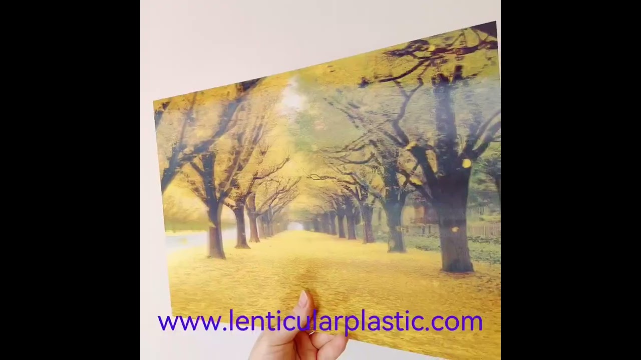custom 3d lenticular picture printing motion lenticular scenery ...