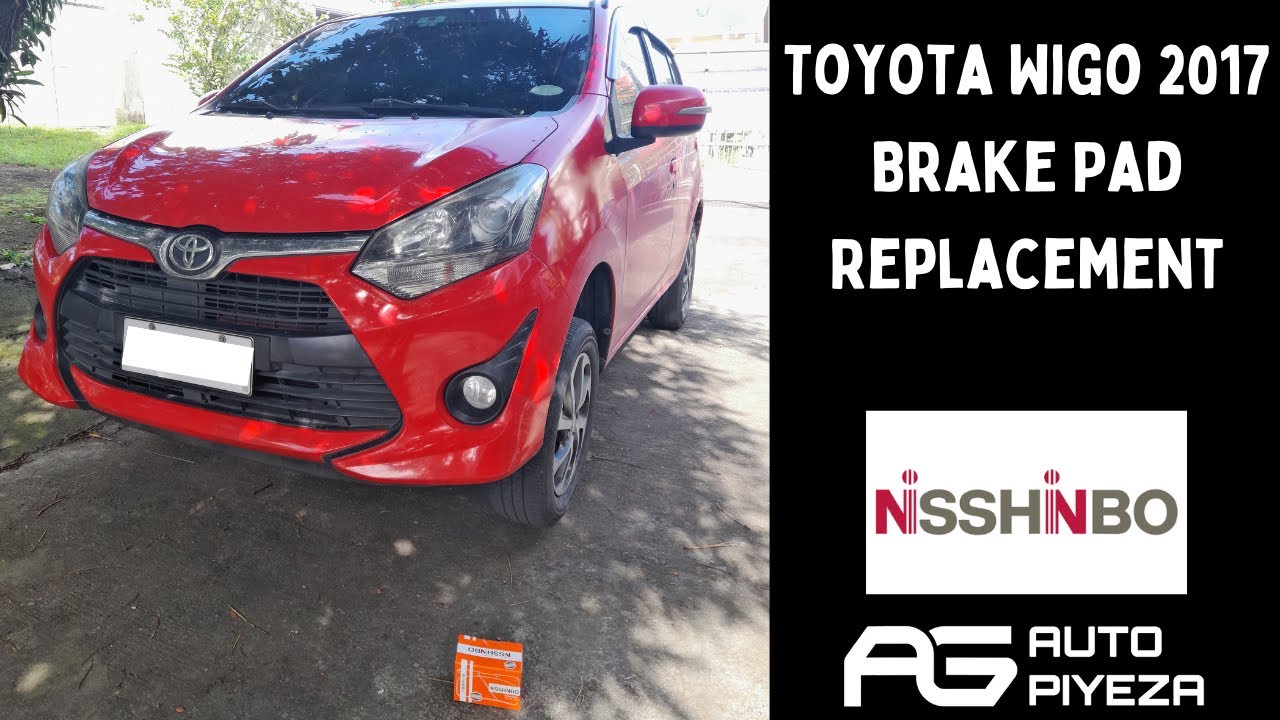Nisshinbo Brake Pad Installation - Toyota Wigo 2017 - YouTube