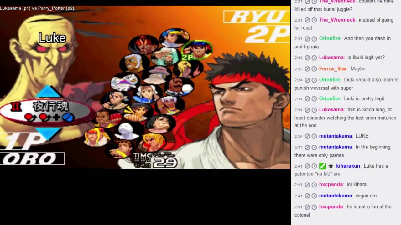 SF3 Viewer Match Analysis: Oro vs Ryu/Urien - YouTube