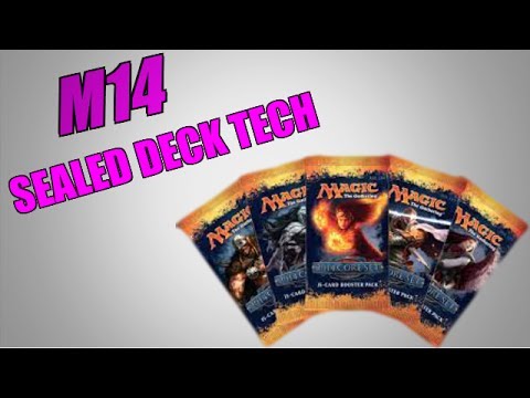MTG-M14 Core Set Sealed Pool Deck Tech - YouTube