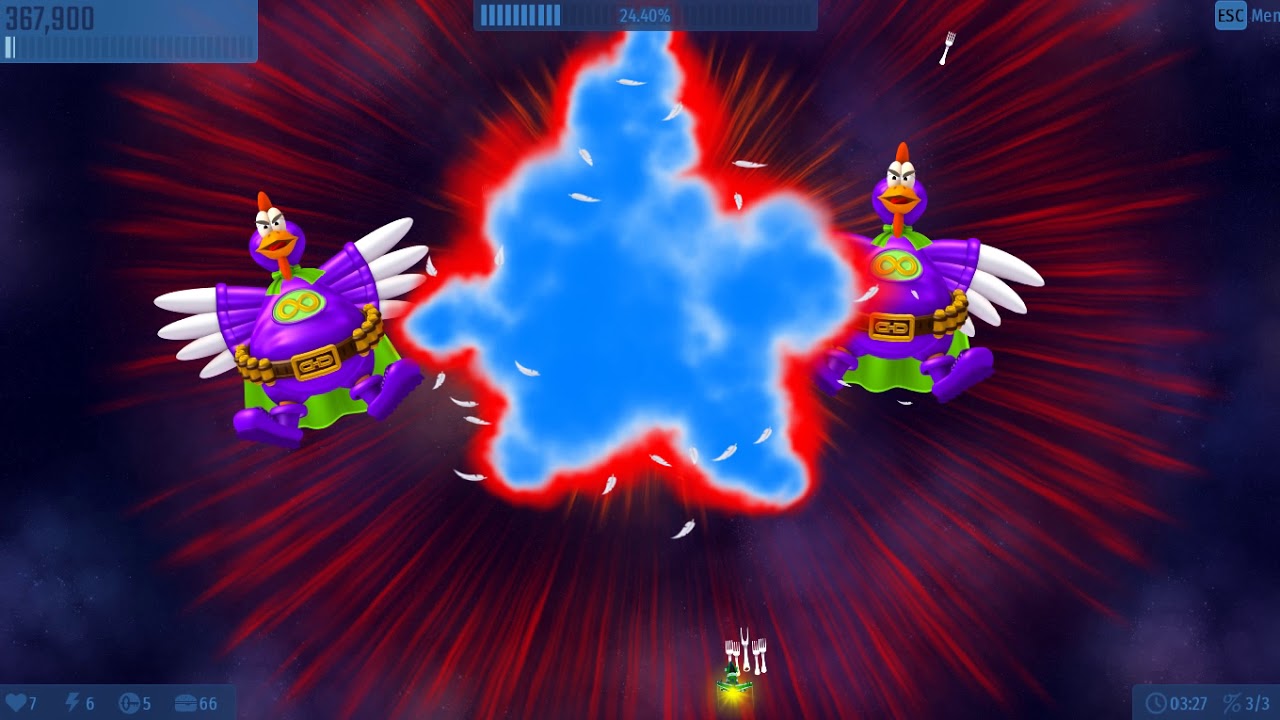 Chicken Invaders Universe Boss Rush - YouTube