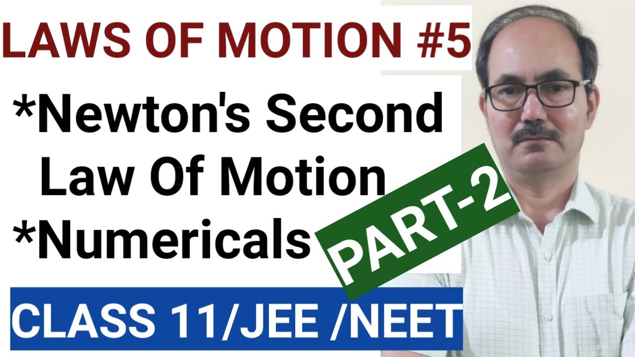 NEWTON'S SECOND LAW OF MOTION / NLM / LAWS OF MOTION / PHYSICS CLASS 11 ...
