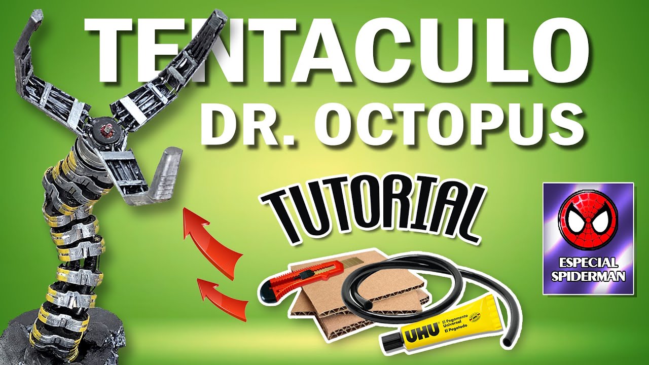 Como hacer los brazos del doctor octopus / How to make Doc Ock's tentacle / SPIDERMAN - YouTube