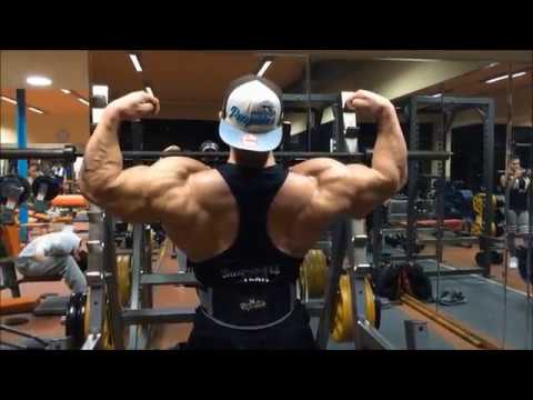 Chris Pistolas back workout 11 weeks out of San Marino Pro - YouTube