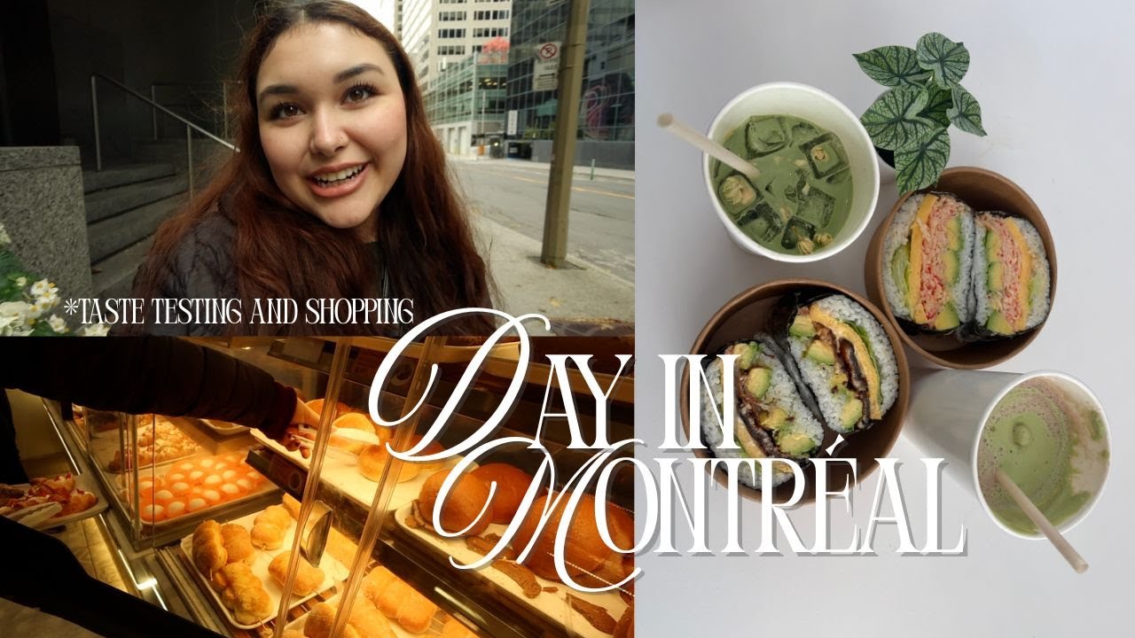 A DAY IN MONTRÉAL |shopping + taste testing - YouTube