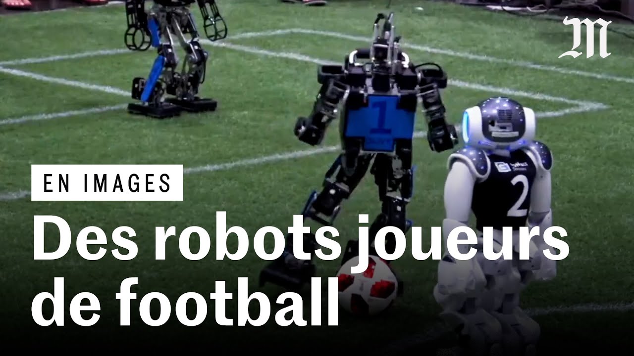 A la RoboCup, des robots jouent (mal) au football - YouTube