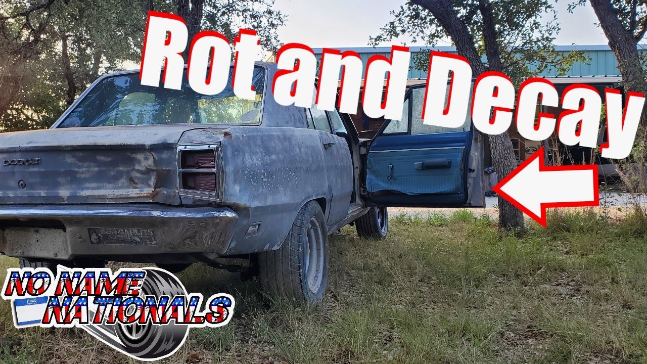UNEARTHING the ROT ! How bad is it? Rust removal 1969 Dodge Dart - No ...
