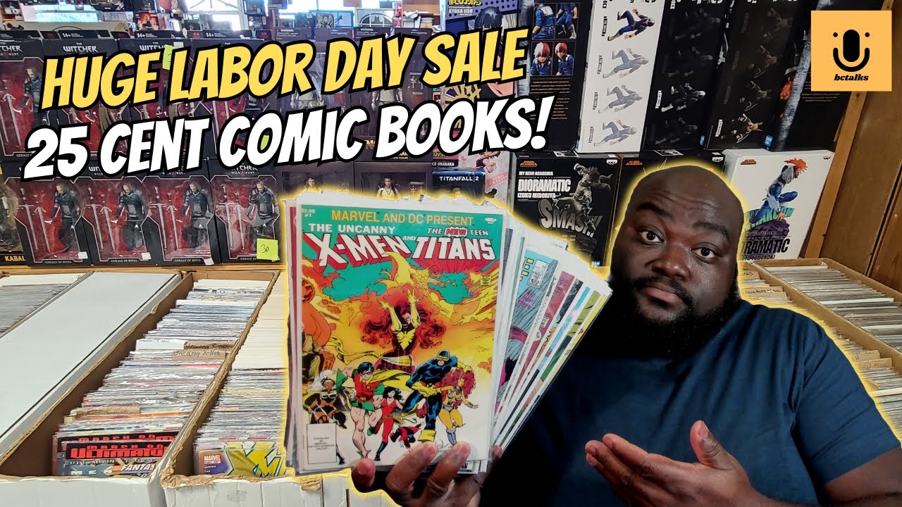 COMIC BOOK HAUL at Local Comic Shop Labor Day Sale! 25 Cent Books ...