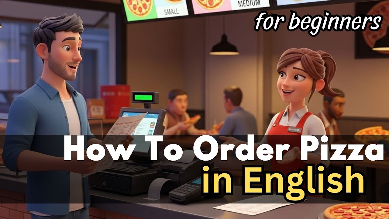 Practice English By Ordering Pizza 🍕 | Easy Conversation | Real-Life ...