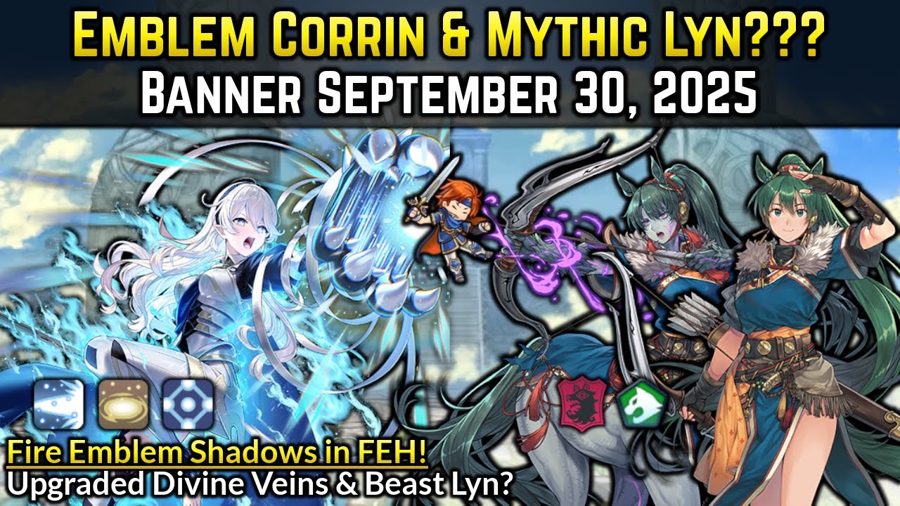 Emblem Corrin and Mythic Lyn? (FE Shadows Beast Lyn!) | Legendary ...