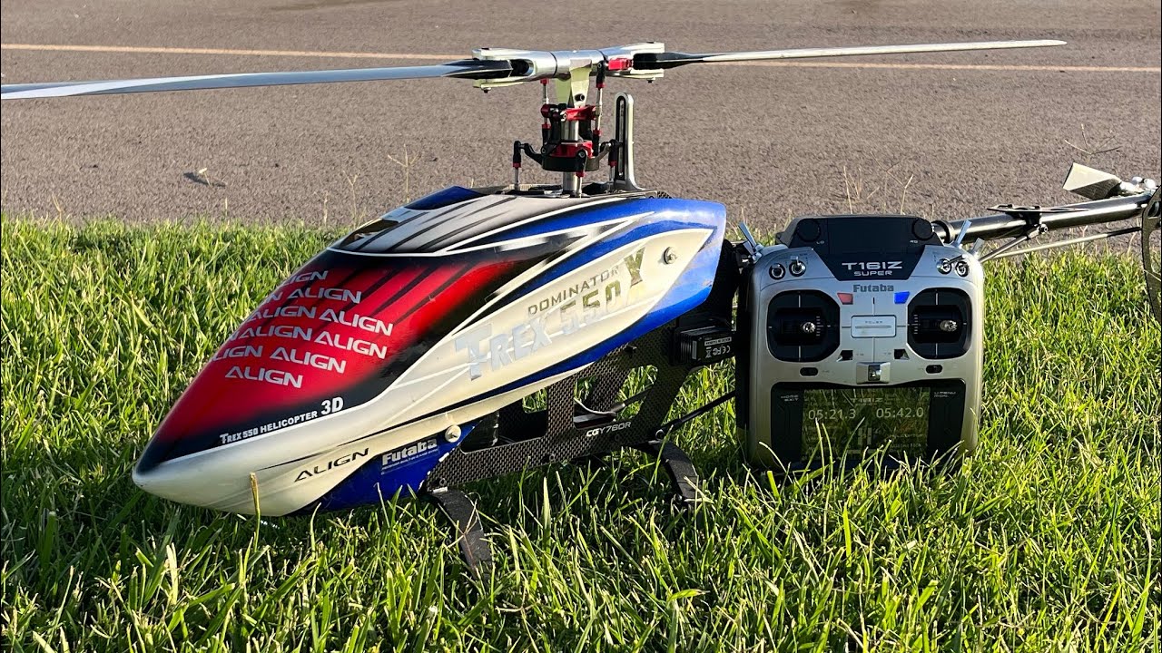 Alan Szabo Jr. ALIGN Trex 550X with retracts 6/21/2024 - YouTube