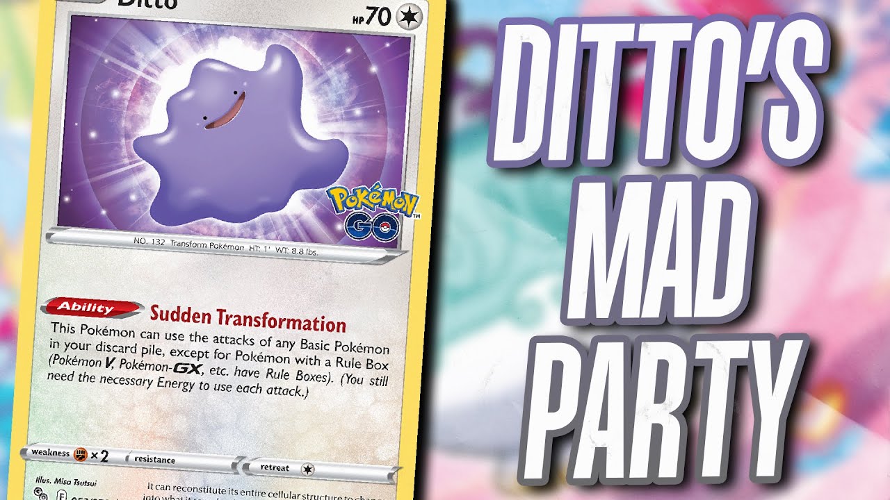 The other side of DITTO's MAD PARTY! [Pokemon TCG Online] - YouTube