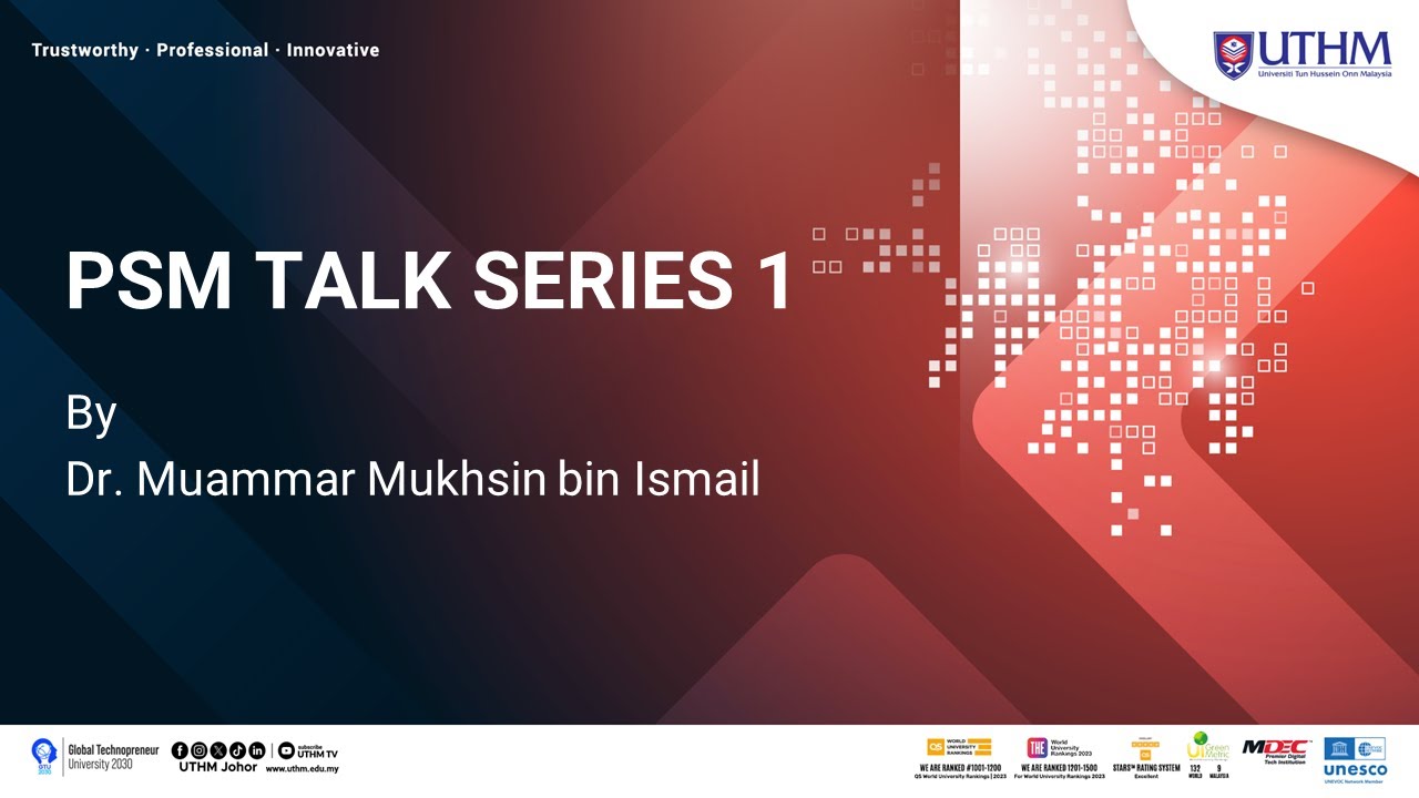 PSM Talk Series 1 (Semester 2 Session 20232024) - YouTube