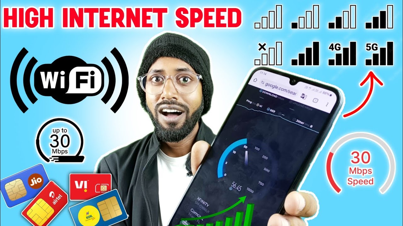 Mobile Internet Speed Increase 🔥 , Wi-Fi Net Speed Kaise Karen ? How To Increase Internet Speed ...