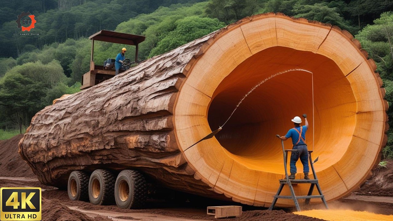 INSANE Giant Wood Arrives at Art Wood Factory | You Won’t Believe the ...