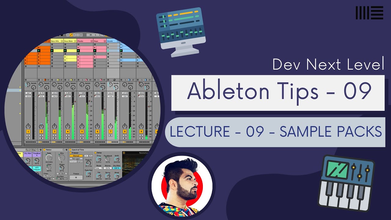Ableton Tips - SAMPLE PACKS - Lecture 09 - Easy - हिंदी - YouTube
