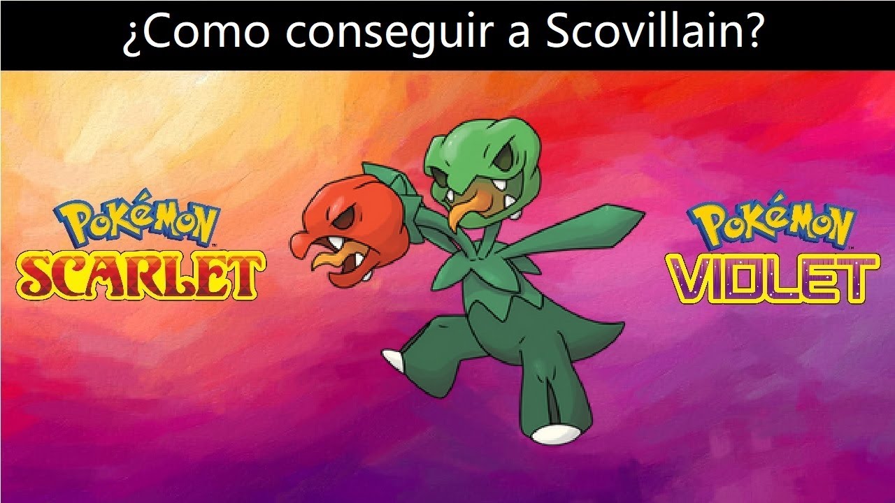 Como conseguir a Scovillain en Pokemon Escarlata y Purpura! - YouTube