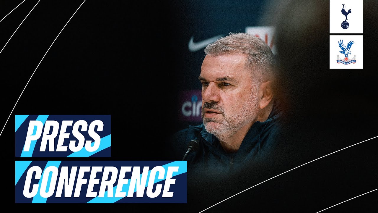 ANGE POSTECOGLOU PRESS CONFERENCE // TOTTENHAM HOTSPUR V CRYSTAL PALACE ...