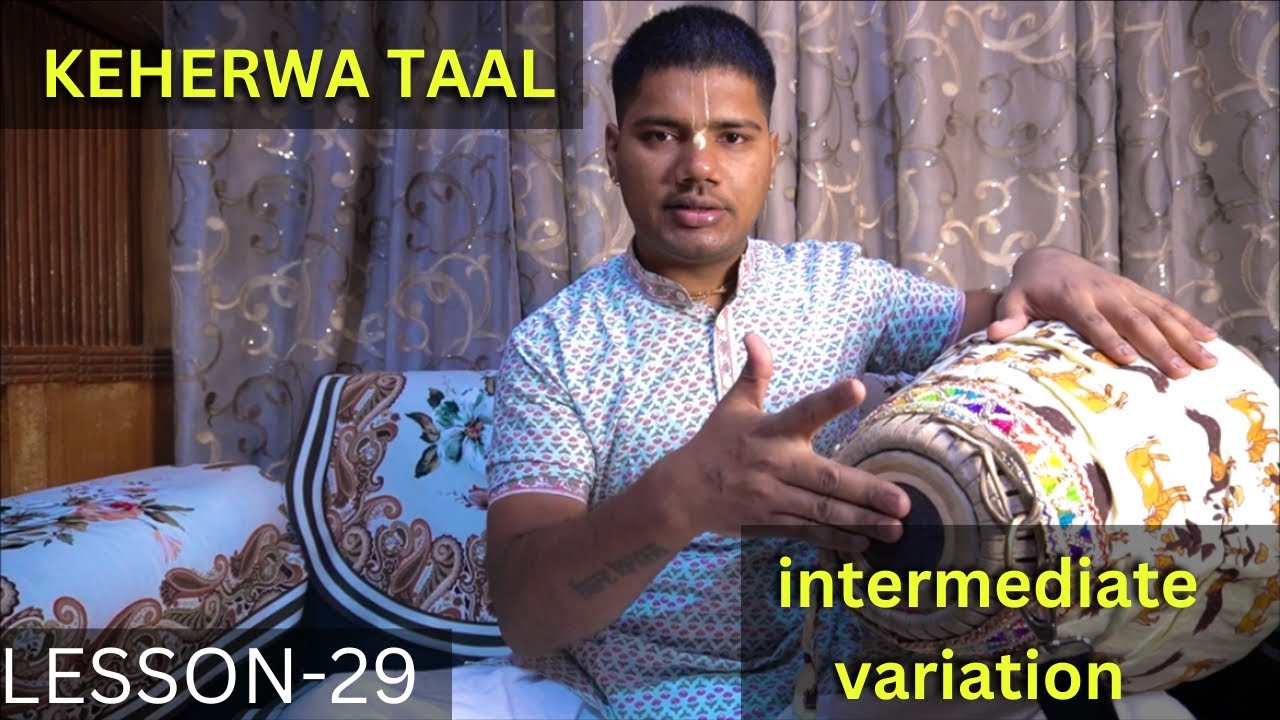KEHERWA TAAL (intermediate variation) - mridanga lesson- 29 - YouTube