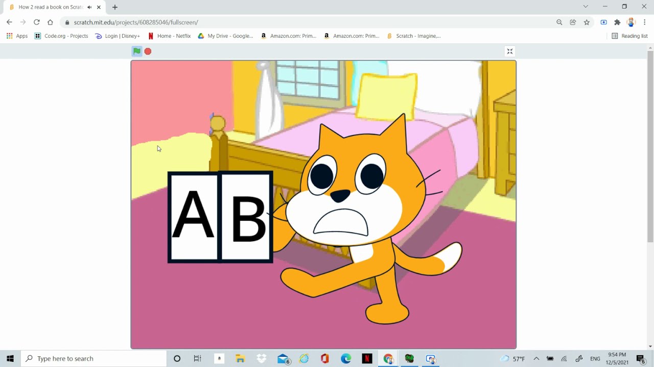 How 2 read a book with scratch cat - YouTube
