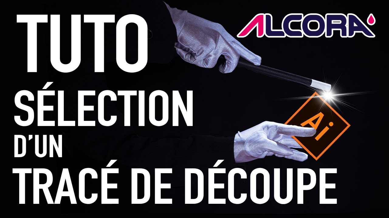 Tuto sélection d'un Cut Contour sous Adobe Illustrator - YouTube