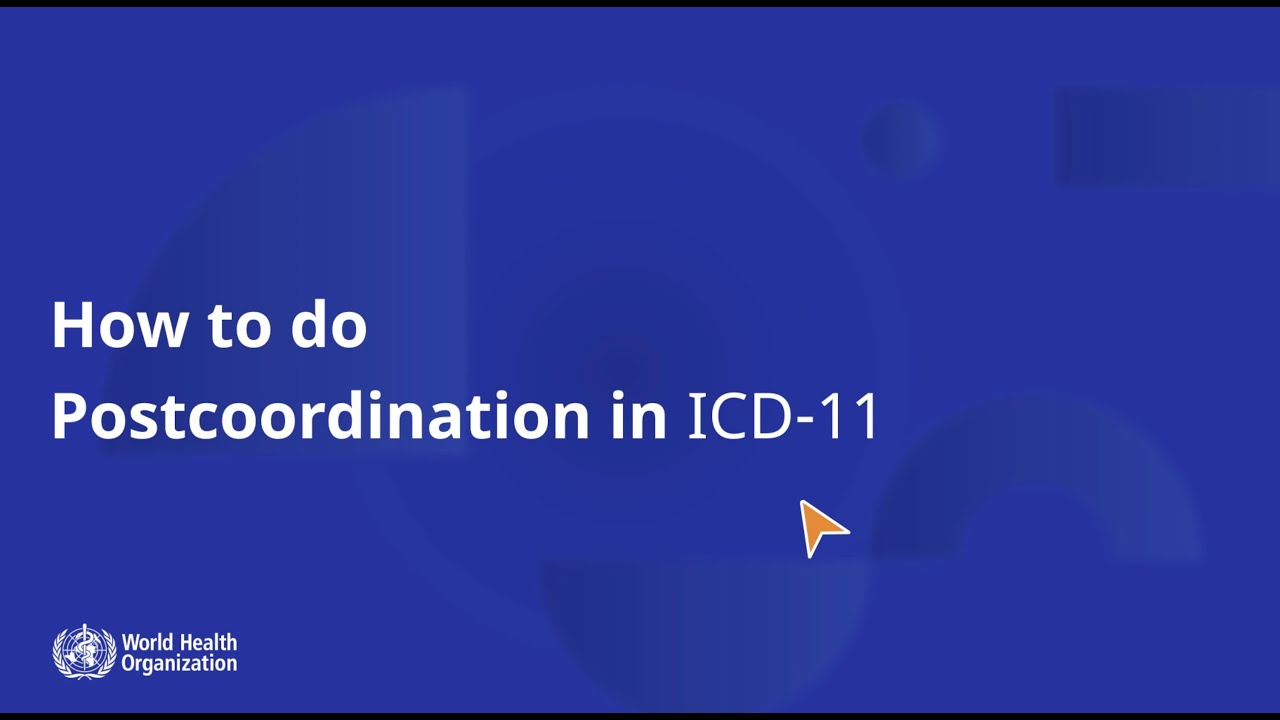 How to do postcoordination in ICD-11 - YouTube