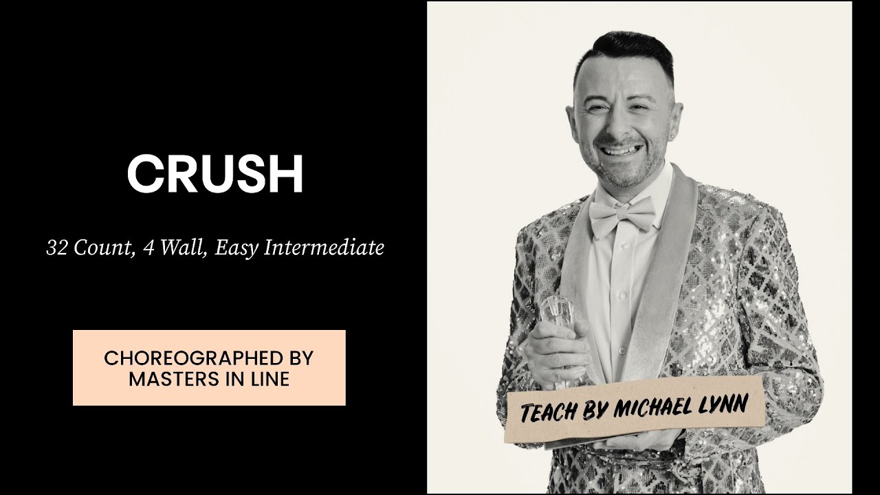 Crush (line dance by Masters In Line) (Teach) (2004) - YouTube