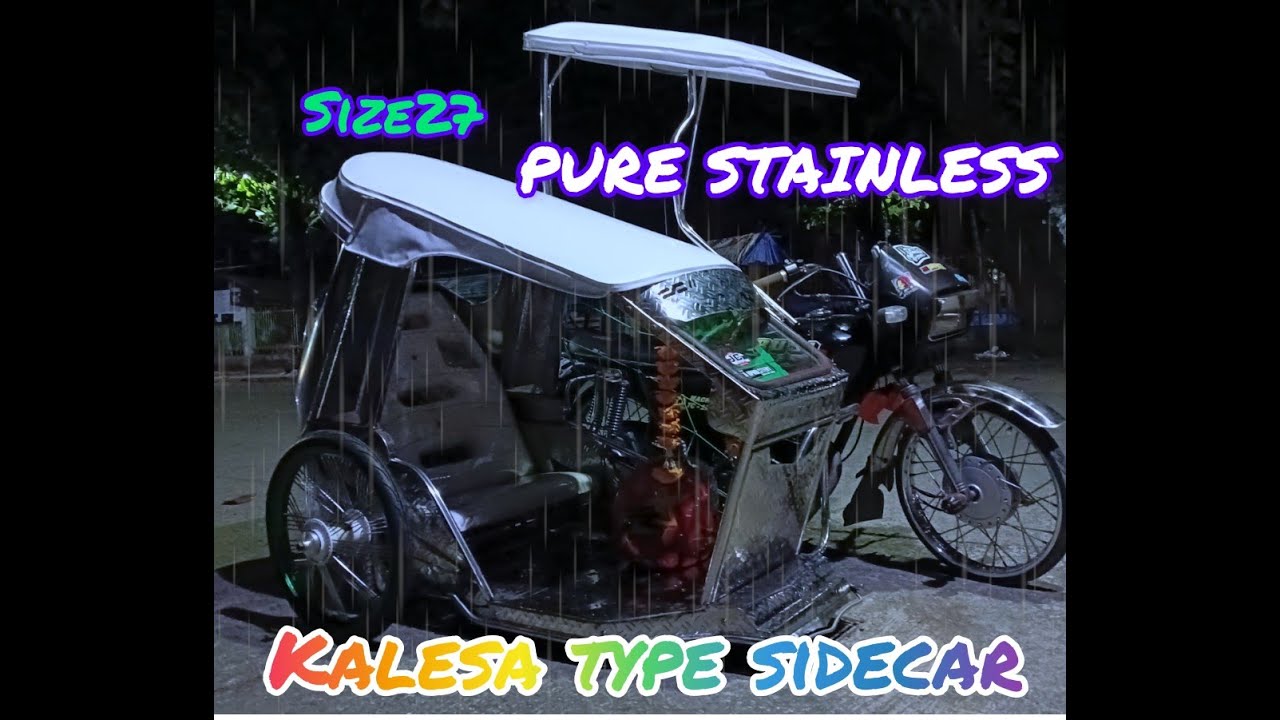 V21 KALESA TYPE SIDECAR SIZE27 PWEDE PANG TRYK SHOW - YouTube
