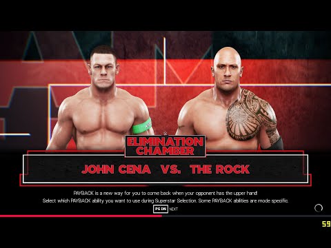 WWE-John Sina vs The Rock