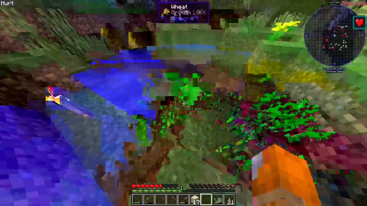 Playing heavily modded Minecraft - YouTube