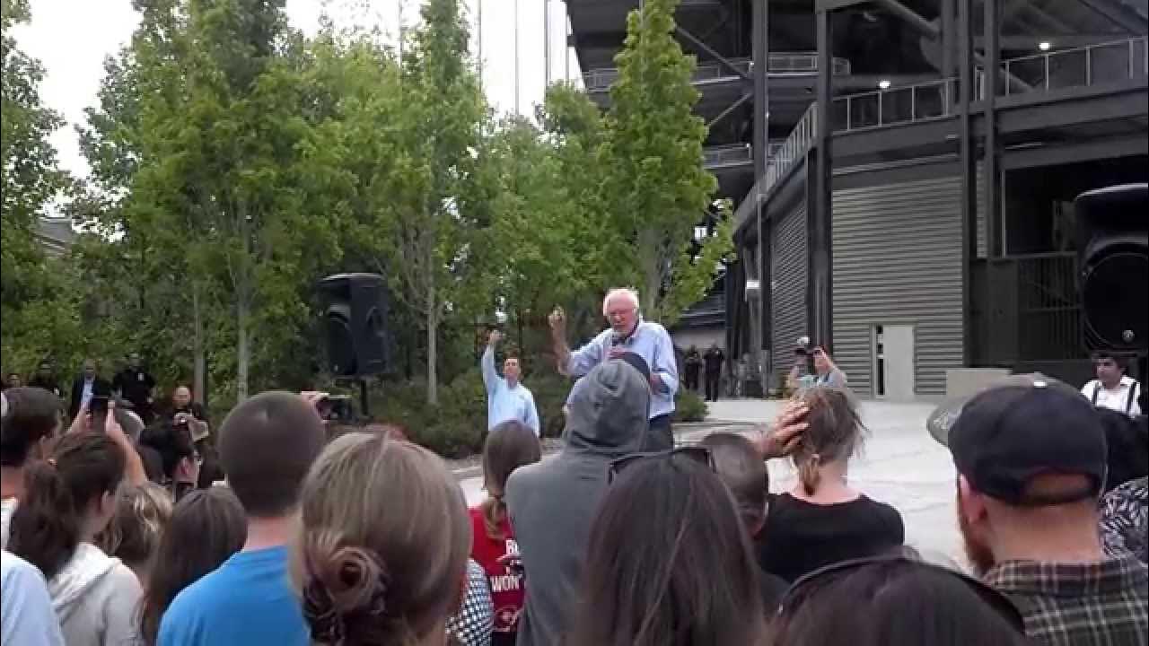 Bernie Sanders Seattle Overflow Speech - YouTube