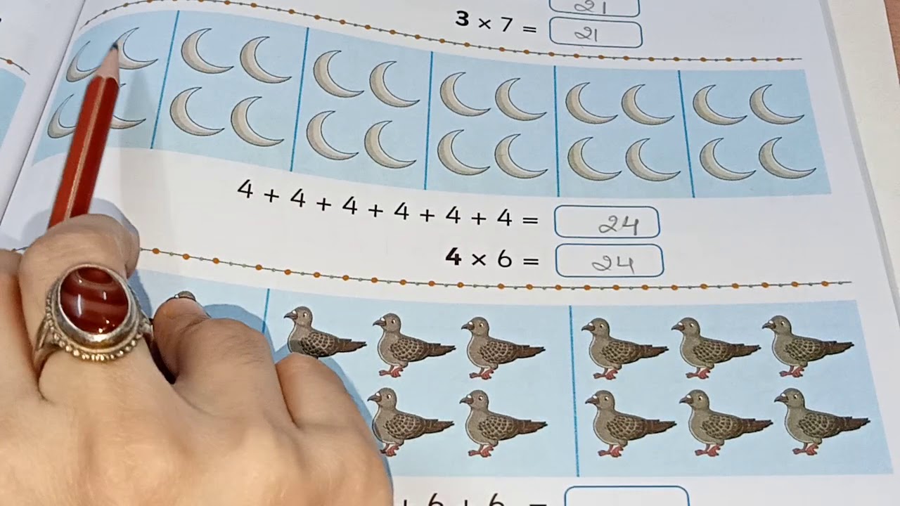 Class UKG (Multiplication) Exercise 5 (Maths) - YouTube