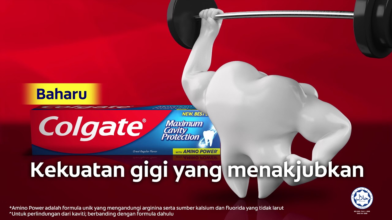 Colgate BAHARU dengan Amino Power untuk Kekuatan Gigi yang Menakjubkan ...