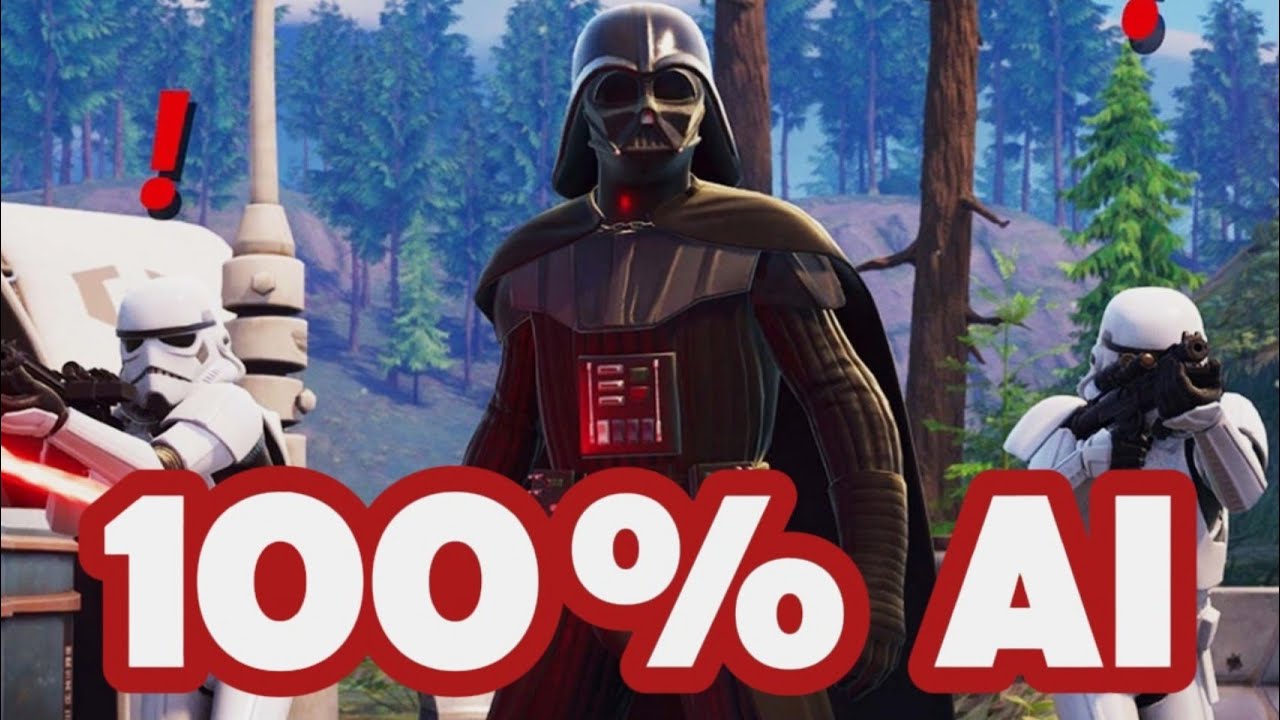 Cyber reacts to darth vader AI in fortnite - YouTube