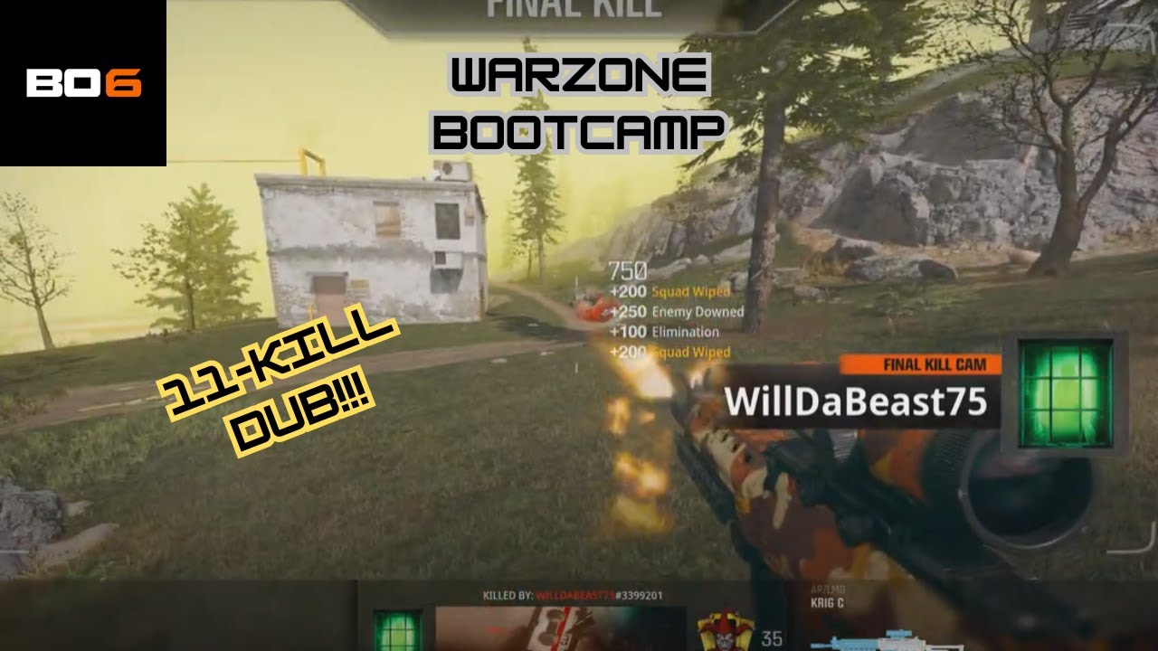 Call Of Duty BO6 - WARZONE BOOTCAMP (No Commentary) (11 Kill win) - YouTube