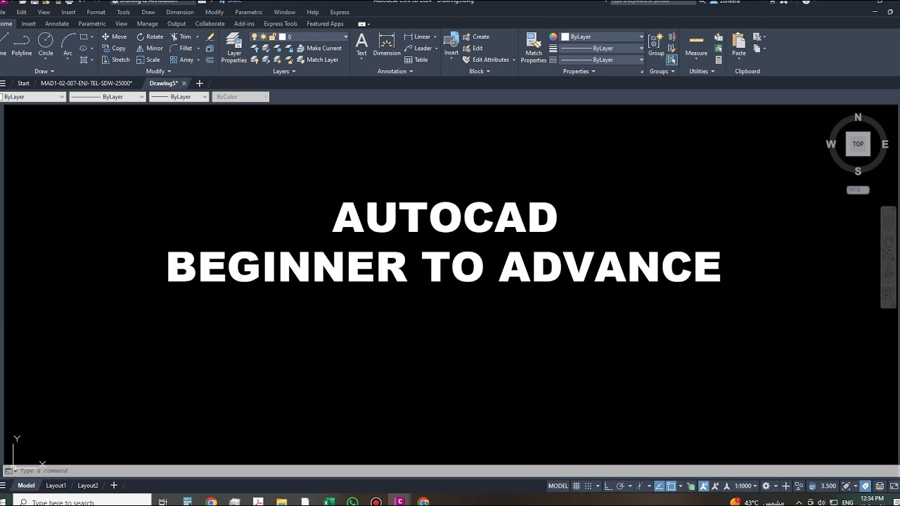 1-AUTO CAD UNIT SETTING,BASIC COMMANDS - YouTube