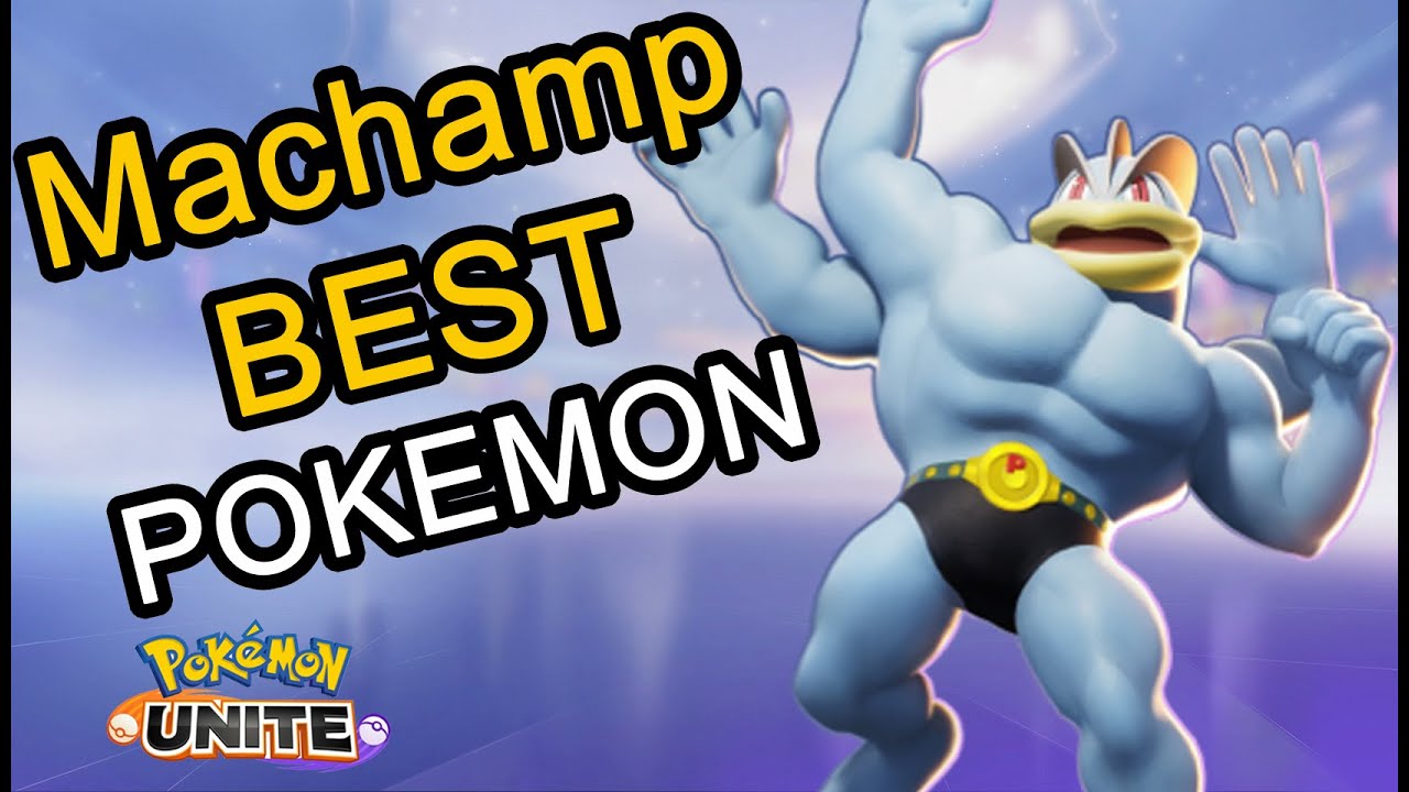 How it feels to play Machine Fist Machamp in Pokemon Unite - YouTube