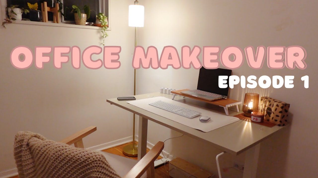 Office Makeover || Episode 1 | Getting my office set-up for my small ...