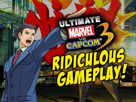 RIDICULOUS PHOENIX WRIGHT! Ultimate Marvel Vs. Capcom 3 - Online ...