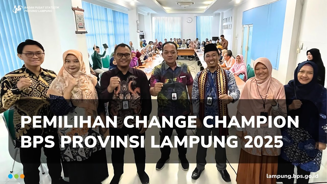 Pemilihan Change Champion BPS Provinsi Lampung Tahun 2025 - YouTube