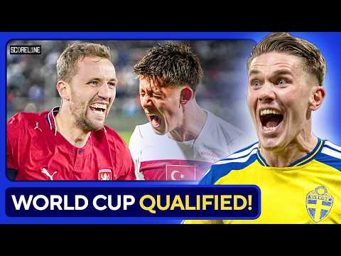 SWEDEN, TÜRKİYE, & CZECHIA QUALIFY FOR THE 2026 FIFA WORLD CUP