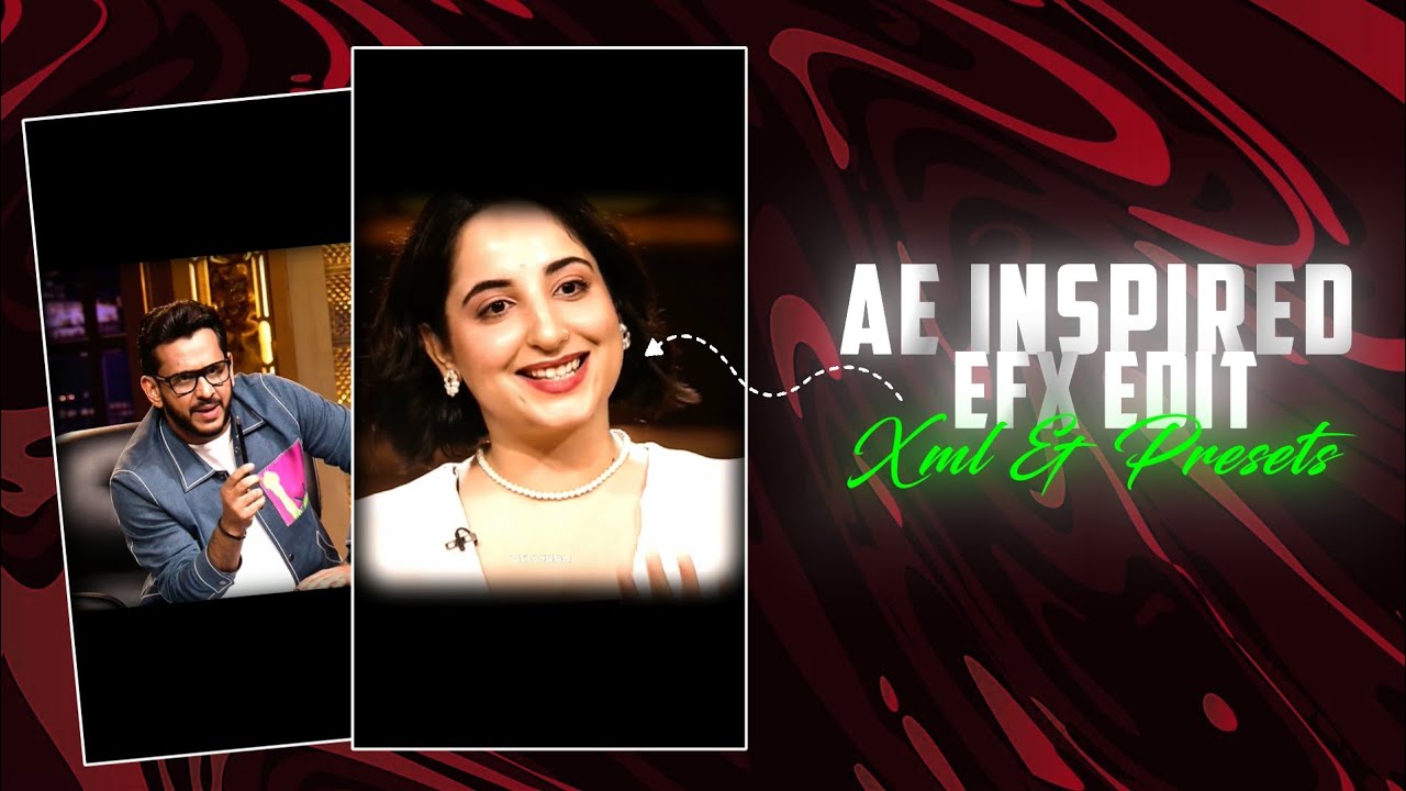 Ae Inspired Efx Animation Edit🔥Preset & XML ll Alight Motion - YouTube