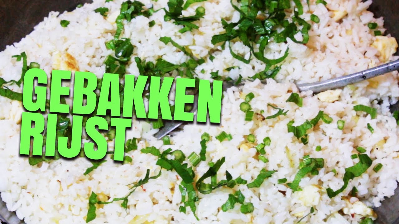 Recept : Gebakken Rijst | Fried Rice | Cooking | Surinamese ...